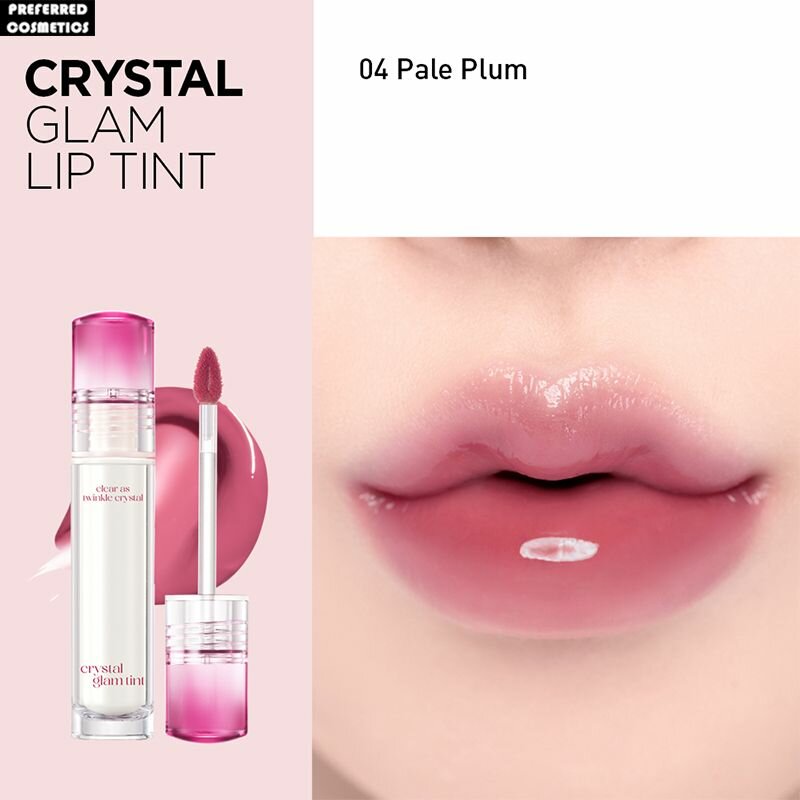 CLIO Crystal Glam Tint Тинт для губ - 04 Pale Plum