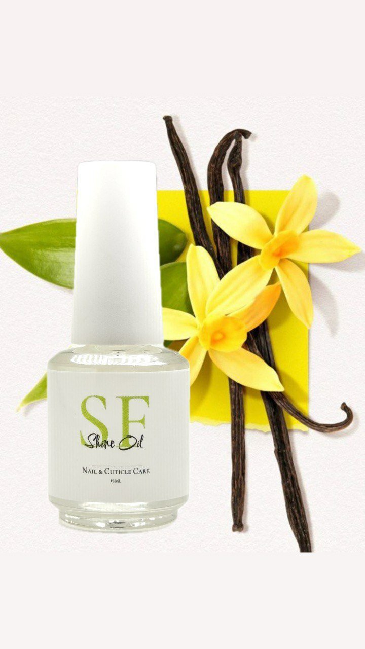 Масло для кутикулы ваниль / масло для ногтей Soul Flow Shine Oil, 15 мл