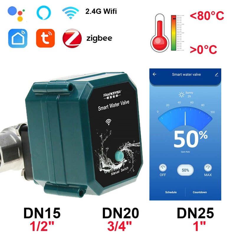 Tuya Smart Valve WIFI Version DN15