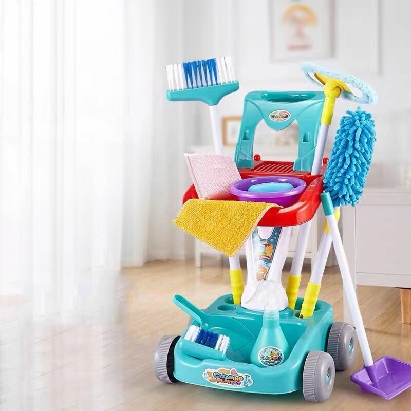 Детский набор для уборки / с пылесосом и аксессуарами / для девочек и мальчиков