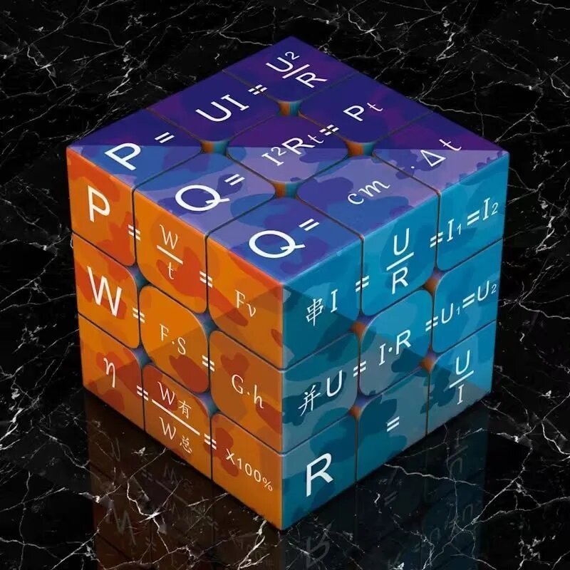 Кубик-Рубика 3x3 в химическом стиле, цветной, головоломка из ABS пластика