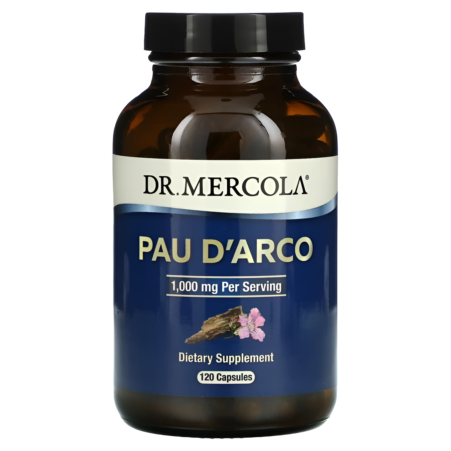 Кора муравьиного дерева, Dr Mercola, 500мг, 120капсул