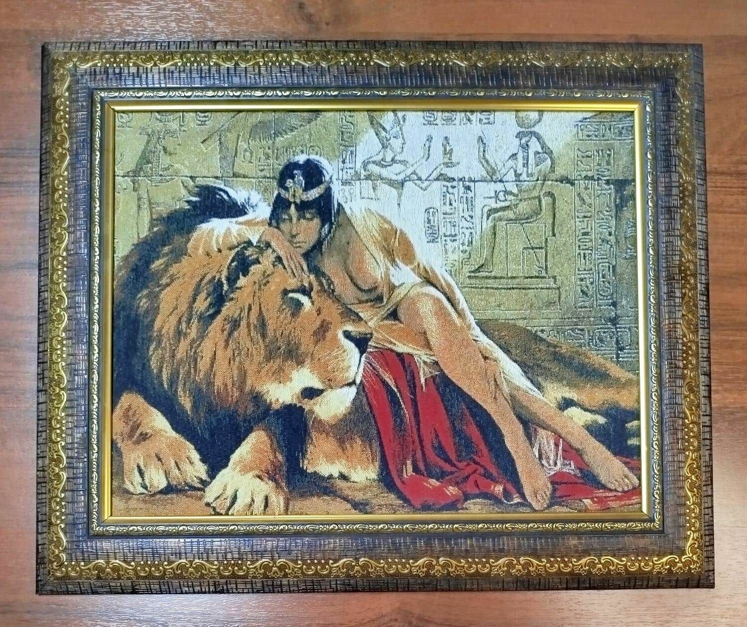 Картина гобеленовая "Клеопатра" 35х45