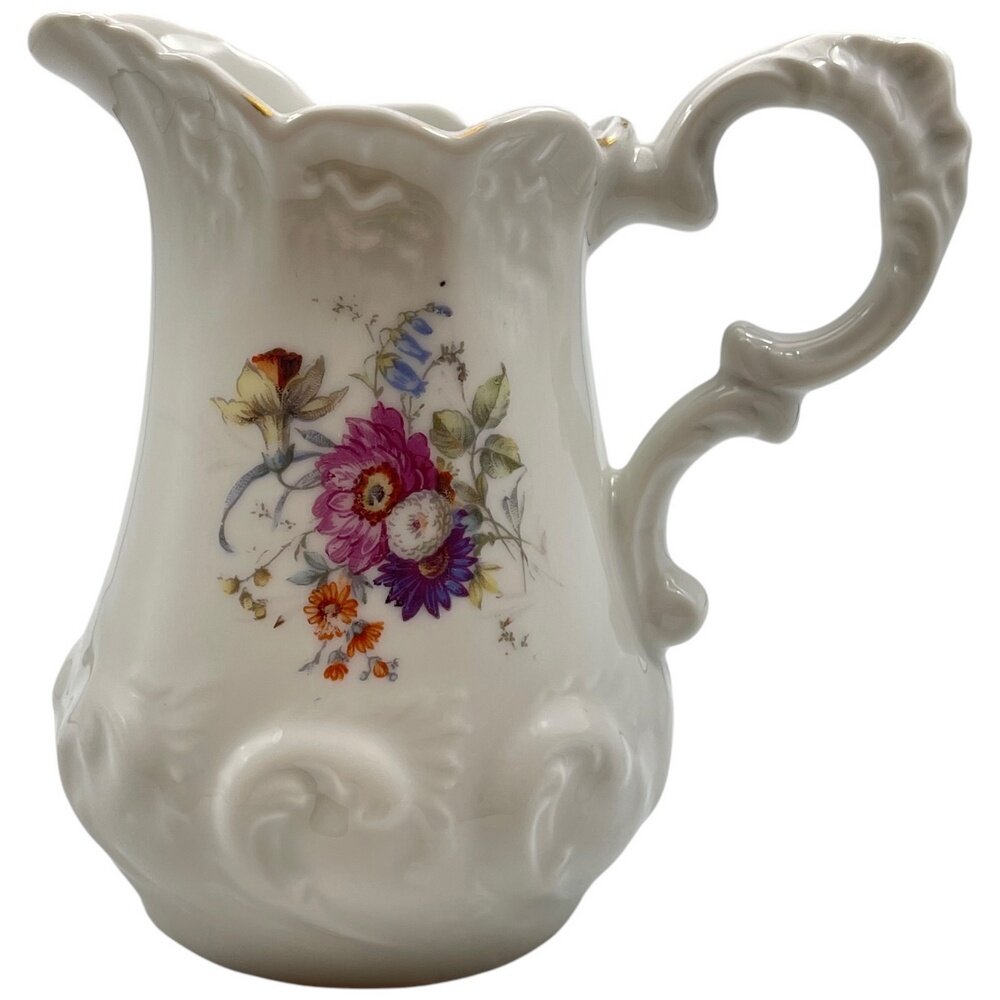 Молочник "Букет", 0.5 л, фарфор, 1932-1936 гг, ФЗ имени Феликса Кона, Довбыш, СССР