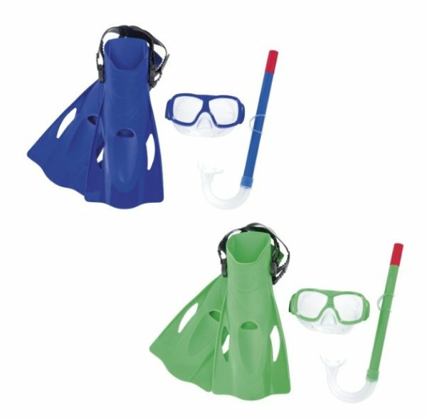 Комплект для плавания "Freestyle Snorkel" от 7 лет, р-р. ласт 37-41, 2 цвета