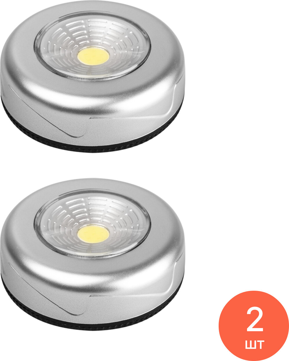 Фонарь кемпинговый светодиодный Фаzа / Фаза TF3-L1W-sr на батарейках 3хААA, IP20 1Вт, 5027251 / для похода и путешествия (комплект из 2 шт)