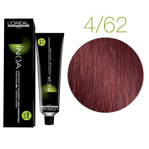 Loreal INOA 4.62 - Краска для волос без аммиака Иноа 60 мл