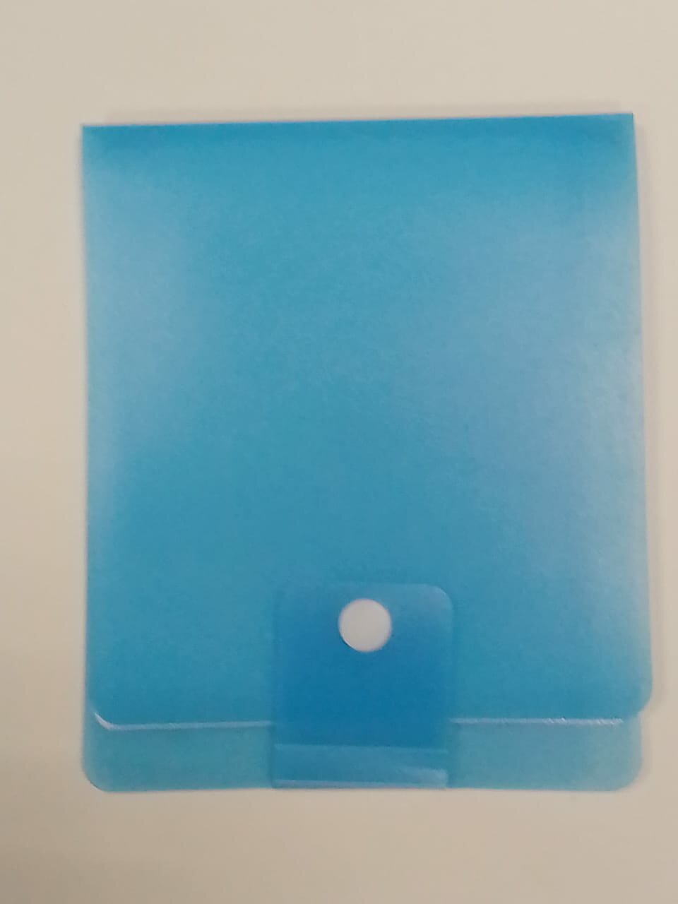 Папка для 12 CD/DVD дисков синяя на кнопке