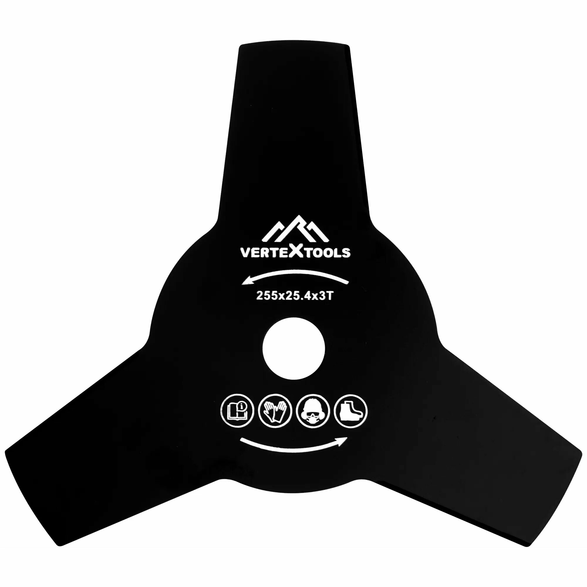 Vertextools YK-B006 диск для триммера из стали, прочный режущий диск для травы и кустов