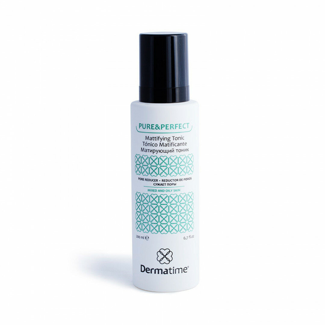 Dermatime Pure & Perfect Mattifying Tonic Pore Reducer / Матирующий тоник, сужающий поры, 200 мл