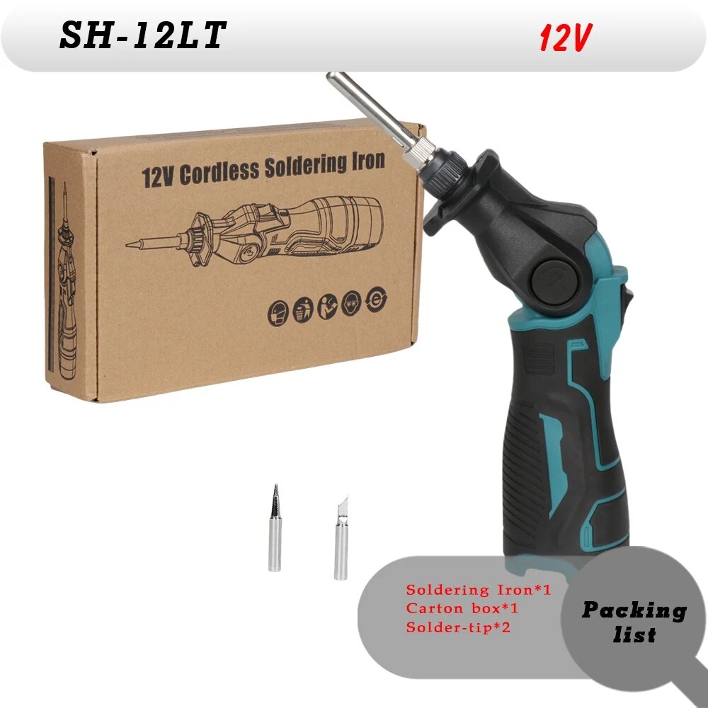 Беспроводной паяльник YIKODA SH-12LT 30Вт для аккумуляторов Makita 12В