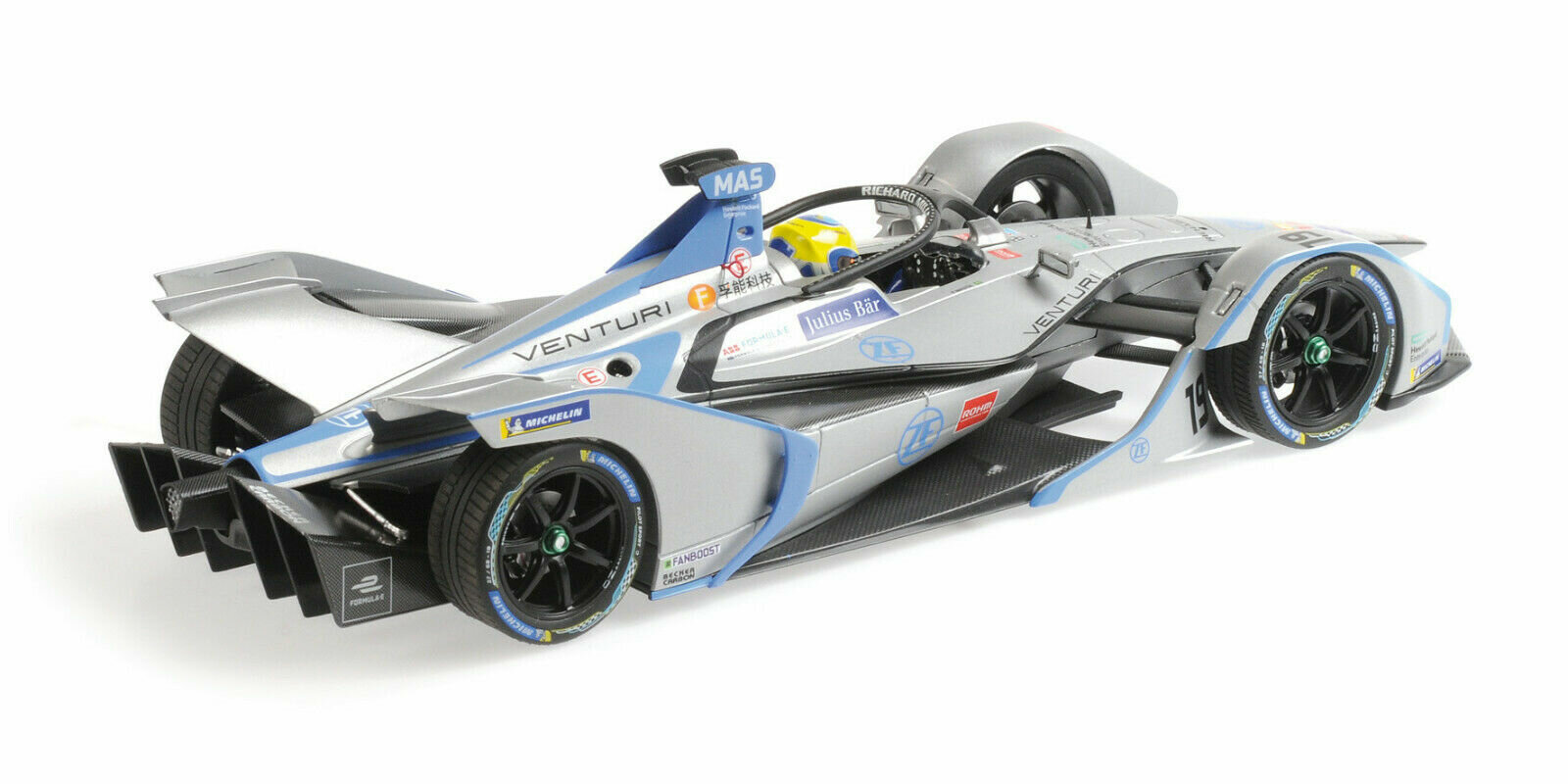 Модель коллекционная MINICHAMPS Venturi formula e felipe massa season 5 2018 / вентури формула е — фото 1