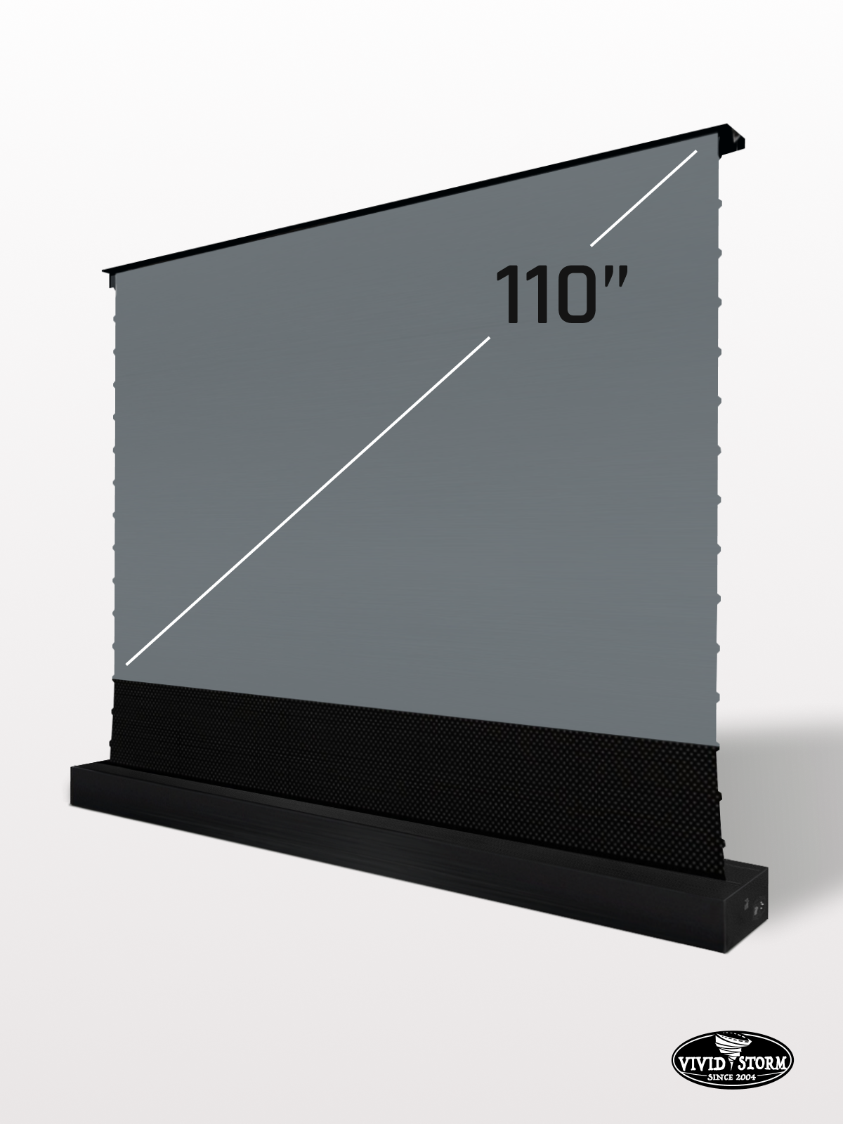 VIVIDSTORM S PRO P ALR/CLR CBSP UST 110" 16:9 моторизированный напольный экран для UST проекторов