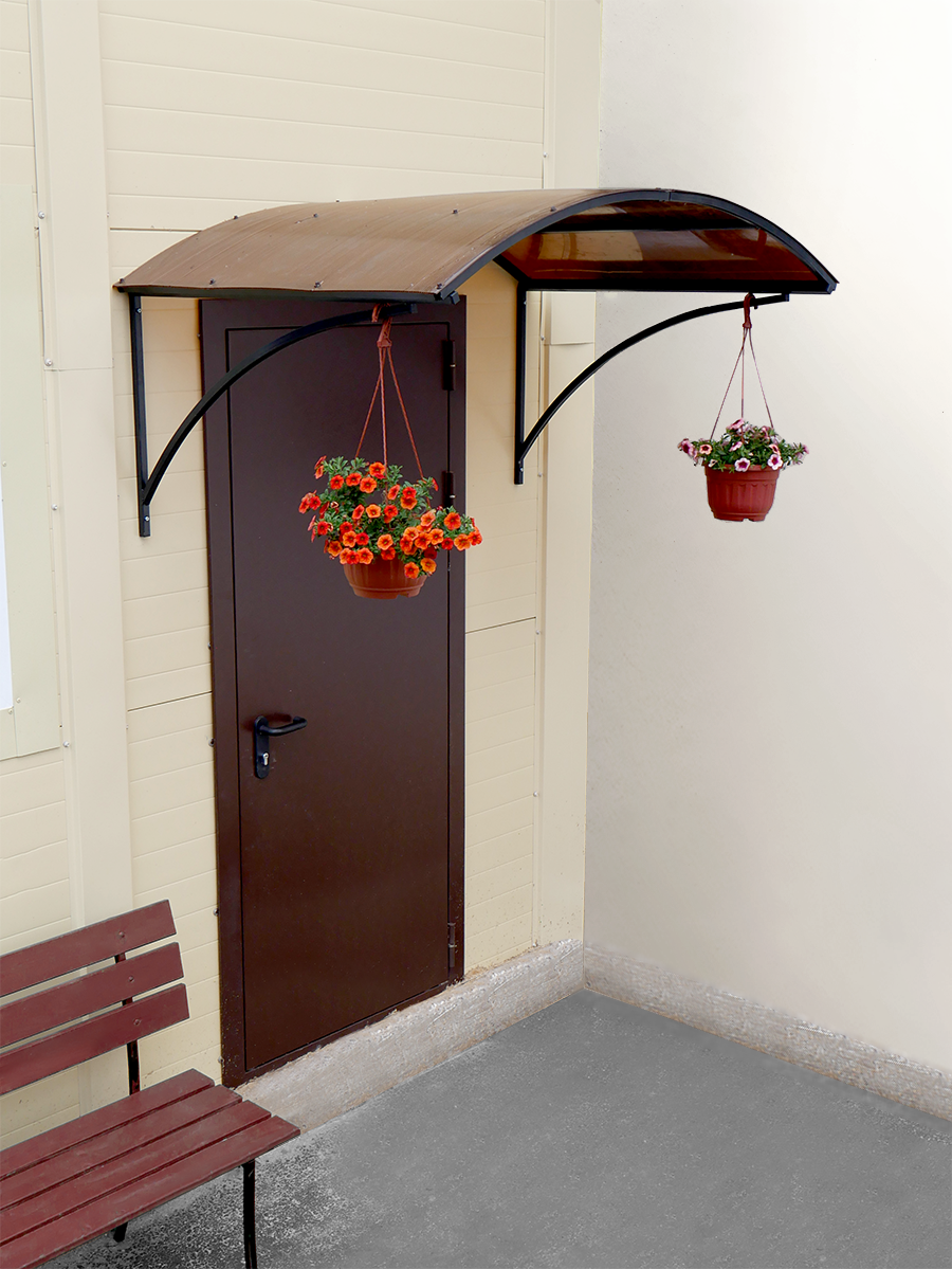 Козырек арочный FESTIVAL, компакт - коричневый