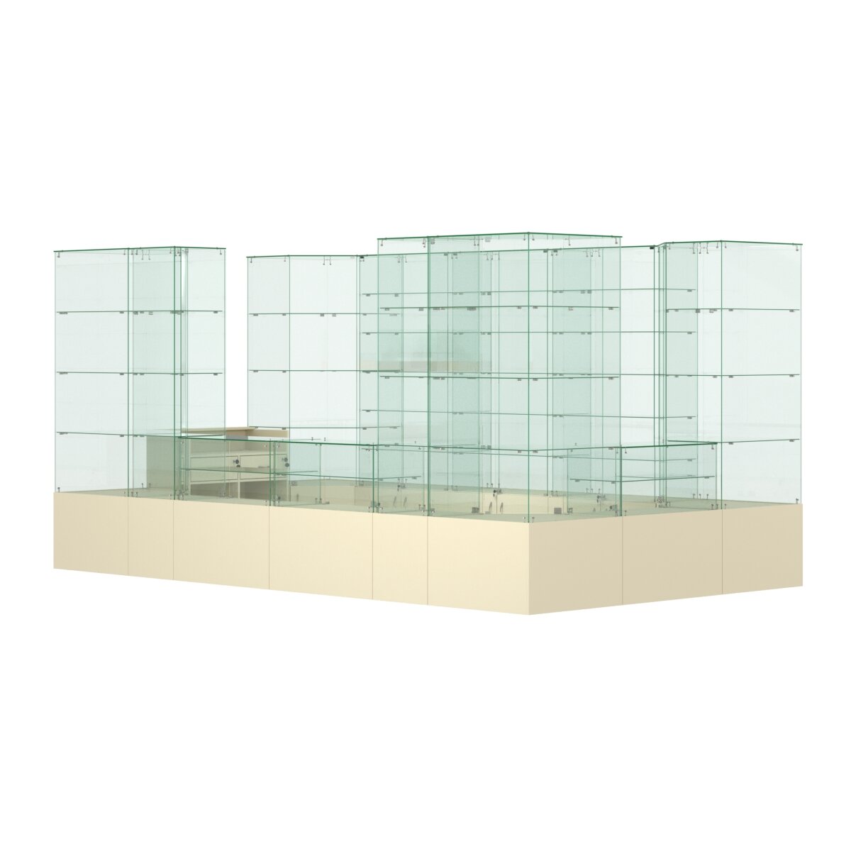 Павильон истра островной №11 (10, 48 кв. м), Крем Вайс. Производитель товара - компания ТОБ.