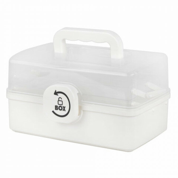 Аптечка домашняя органайзер для хранения универсальный размер MINI 29х19,3х15,9 см, DASWERK (дасверк), 608476