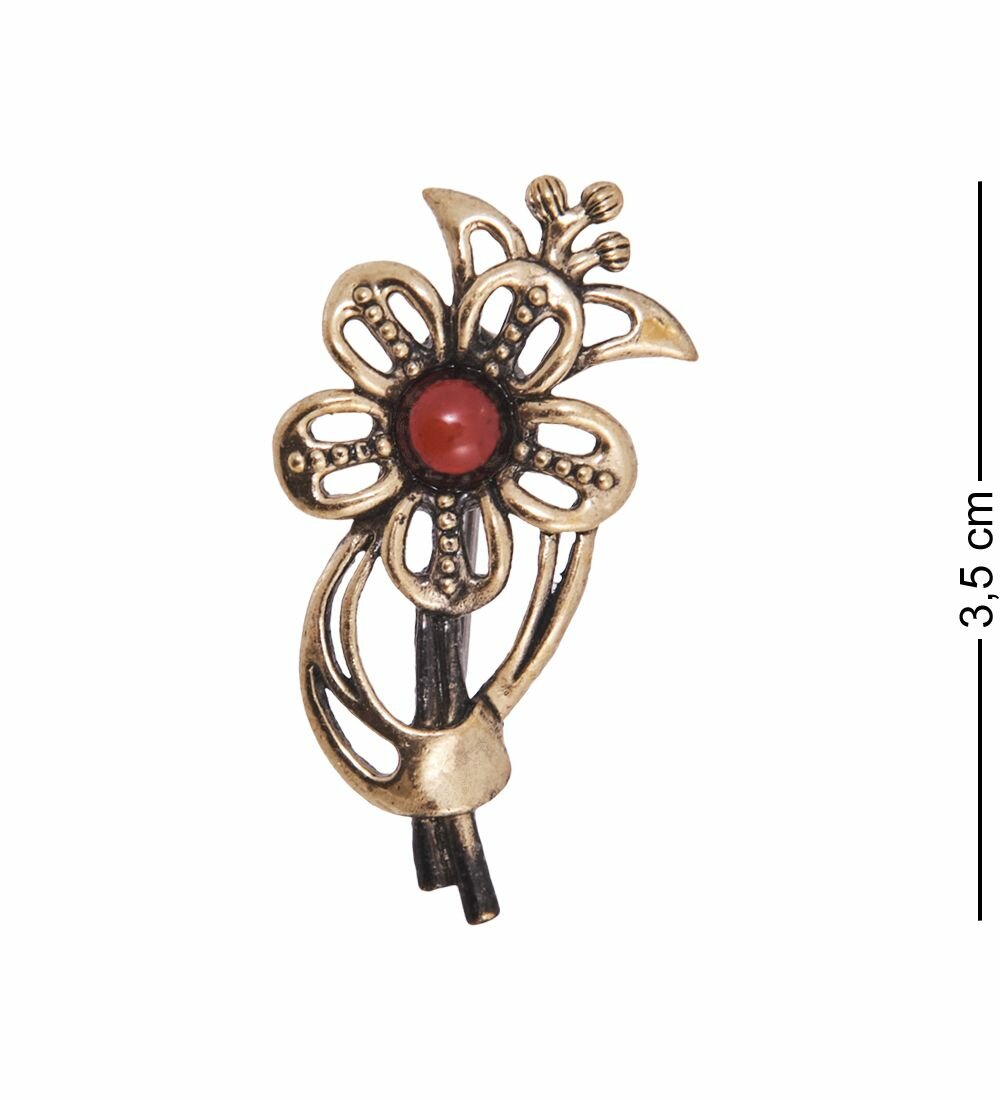 Брошь, янтарь синтетический