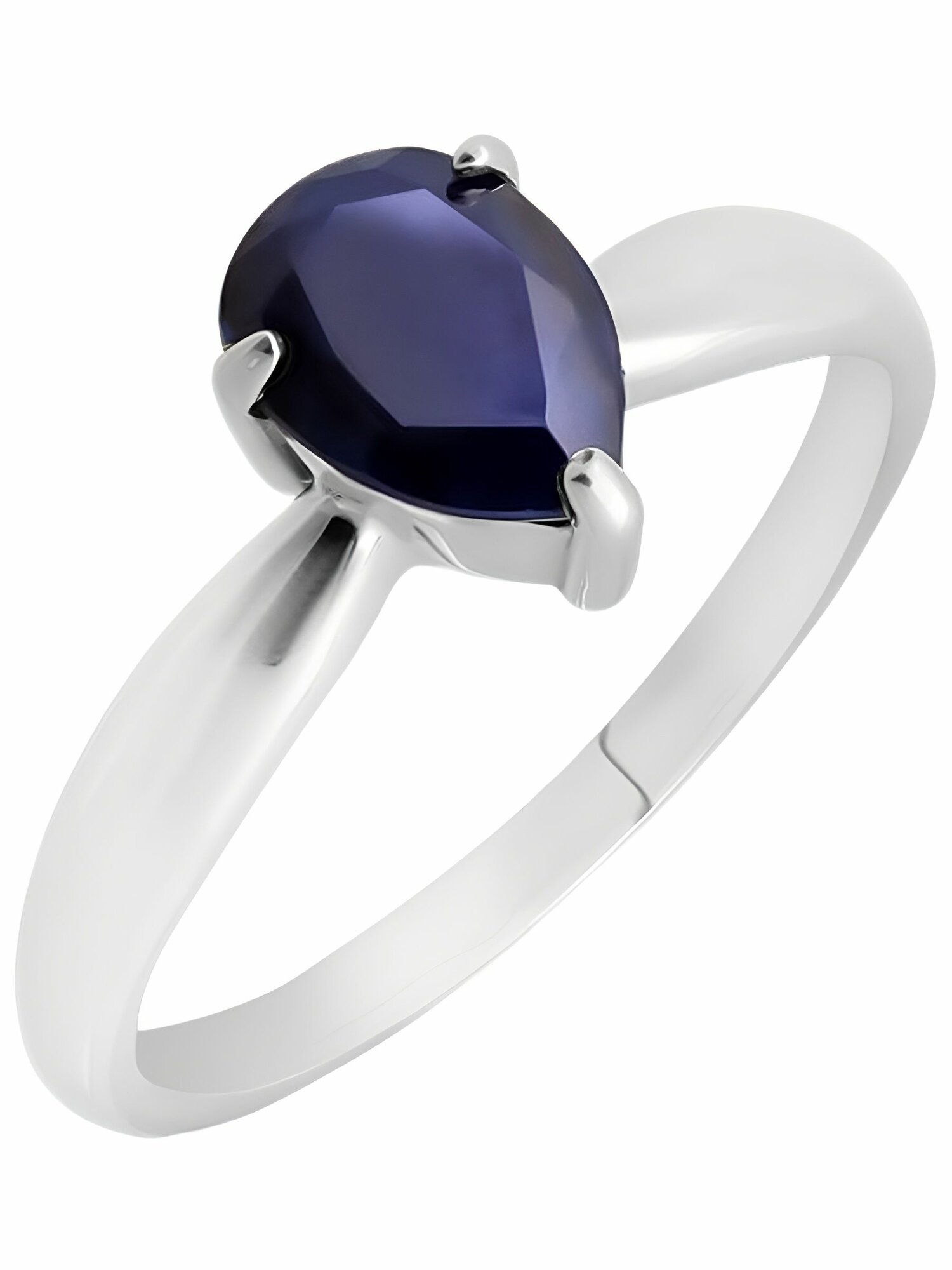 Кольцо тонкое, серебро, 925 проба, родирование