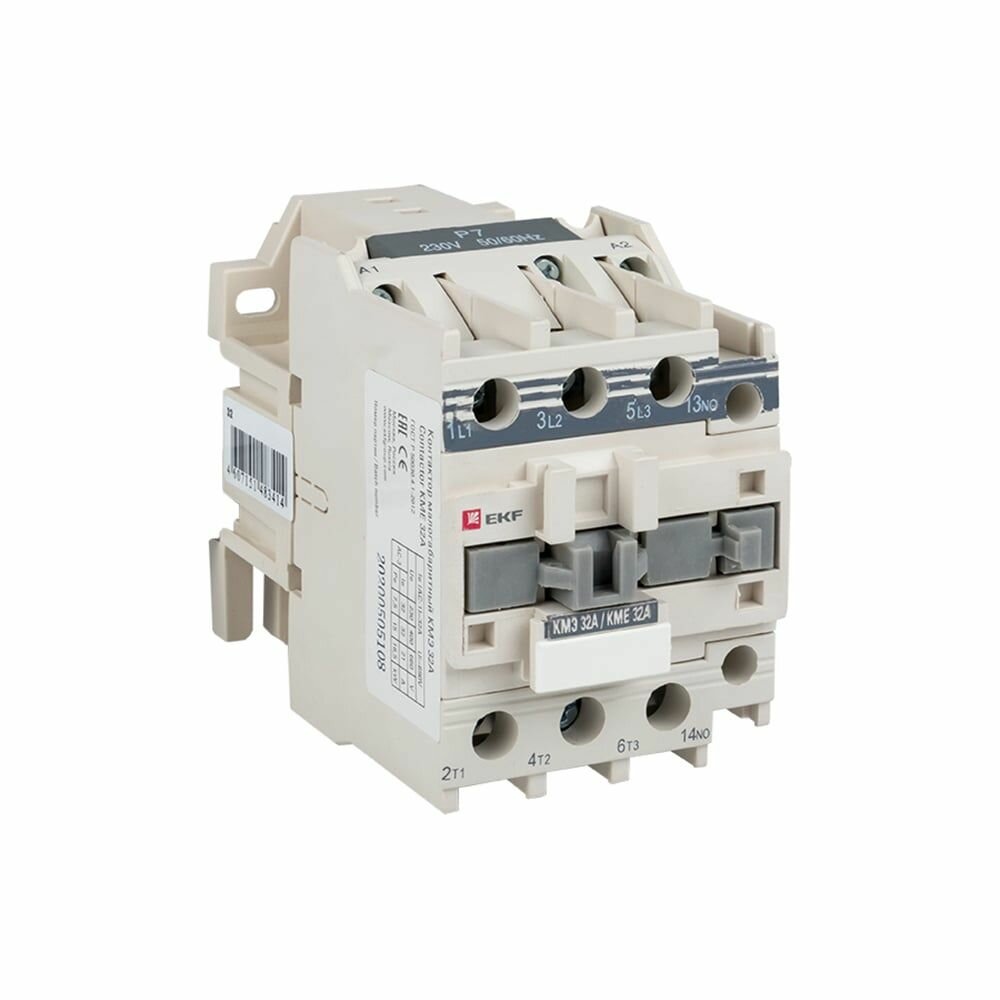 Контактор КМЭ 32А кат. 220В AC 1НО EKF ctr-s-32-220