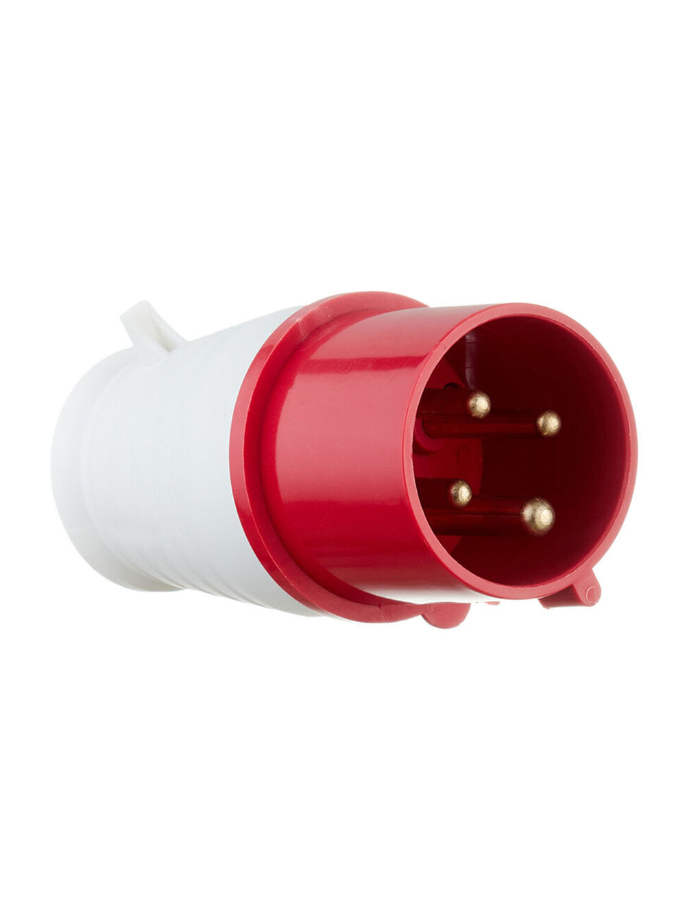 Вилка силовая прямая переносная 3Р+РЕ 32 А 380 В IP44