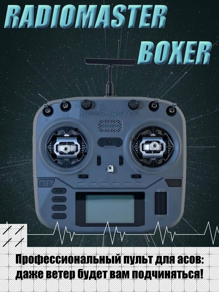 RADIOMASTER Boxes - радиопередатчик Crush 2.4G 16CH M2 ELRS