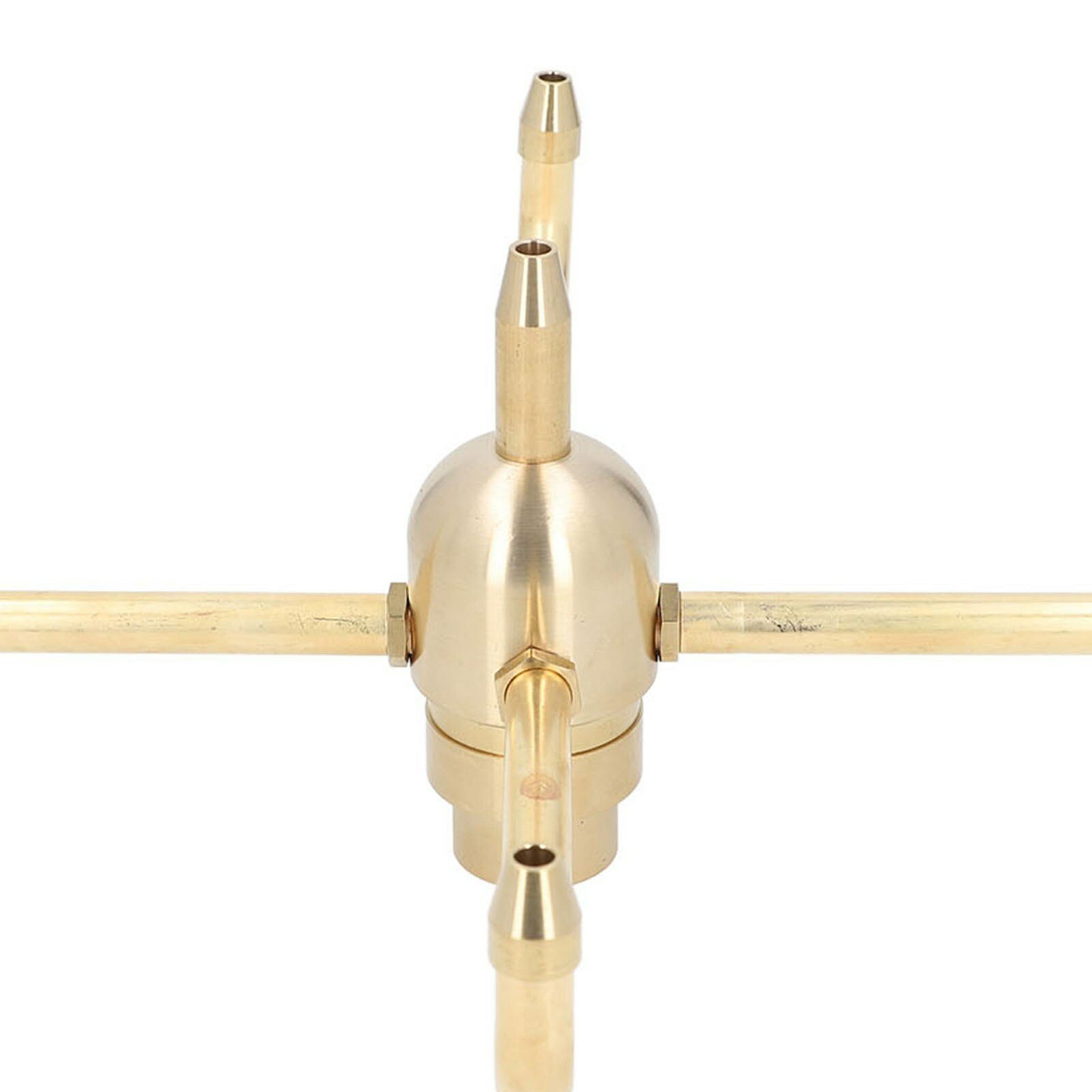 Вращающаяся фонтанная насадка с 4 рычагами, латунная форсунка для фонтана, разбрызгиватель для садового пруда, бассейна во дворе, G1in