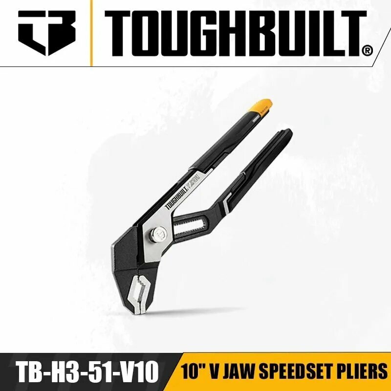 TOUGHBUILT TB-H3-51-V10 TB-H3-51-V12 10"/12" Плоскогубцы V Jaw SpeedSet Ручной инструмент