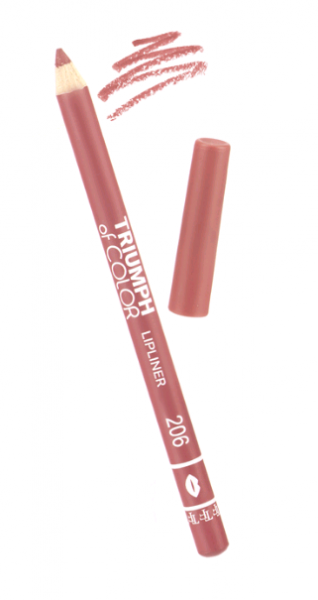 Triumph Cw-212 - Triumph Of Color Lipliner Карандаш для губ 1,4 г. №206 темный розовый