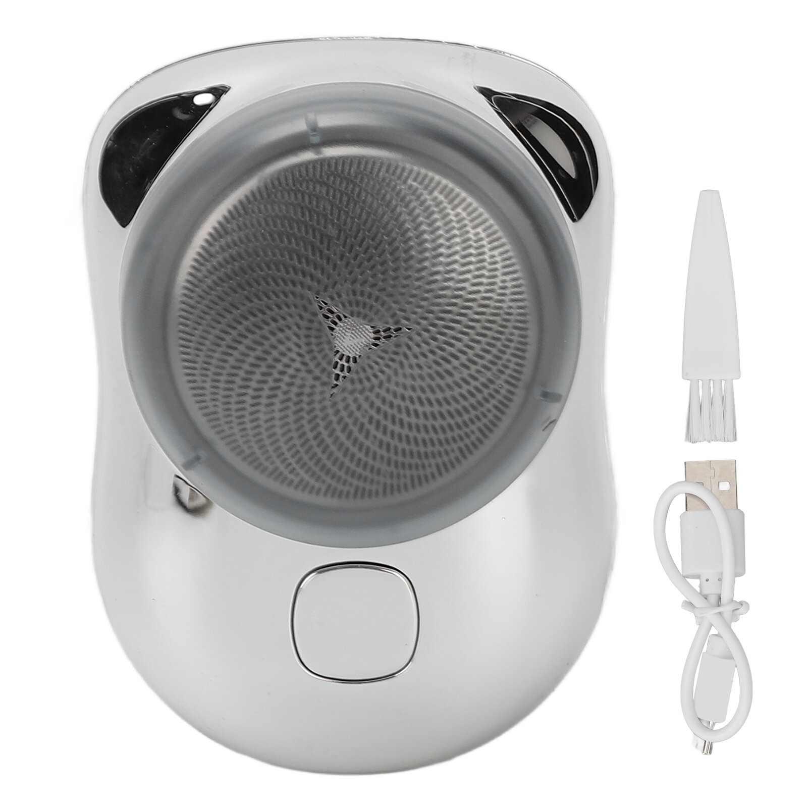 Электрическая машинка для стрижки бороды, мини-USB, перезаряжаемая, портативная, водонепроницаемая, унисекс, малошумный электрический триммер для бороды для ежедневных путешествий