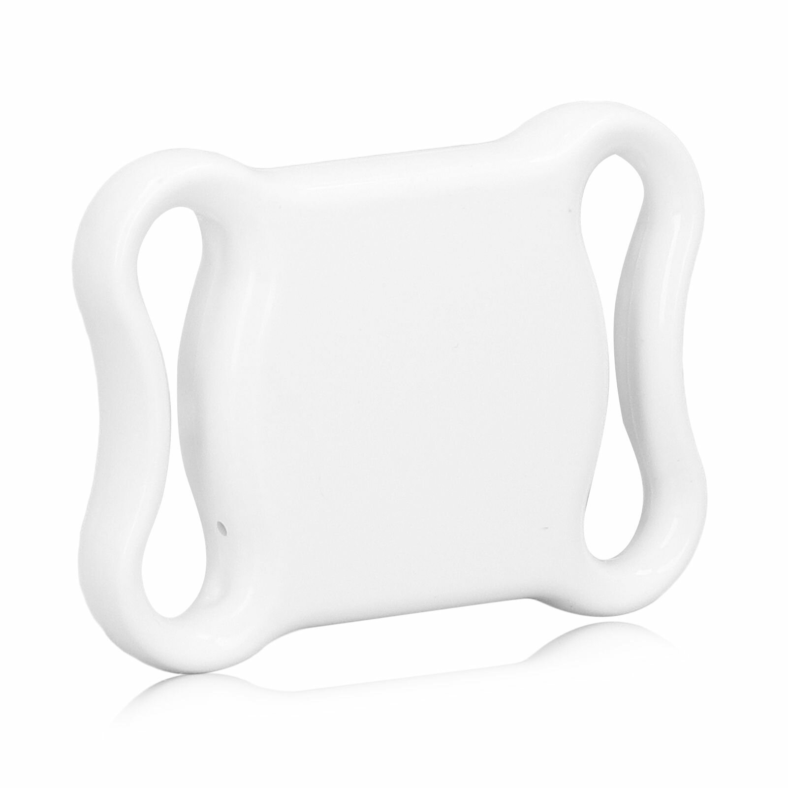 Водонепроницаемый белый беспроводной Bluetooth GPS локатор для животных с колларом, отслеживающее устройство для кошек и собак