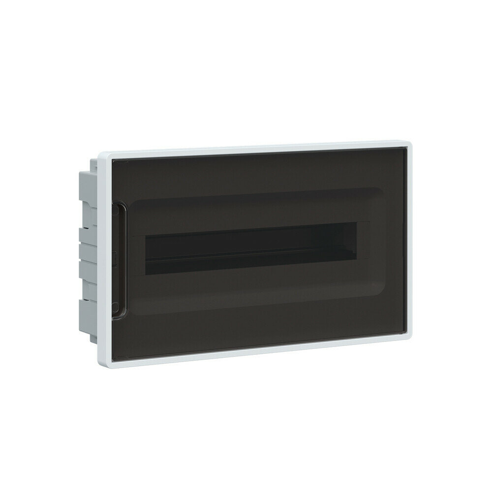 Щит распределительный встраиваемый DKC Frame ЩРВ-П пластиковый IP40 242,4х416,4х100 мм 18 модулей непрозрачная дверь