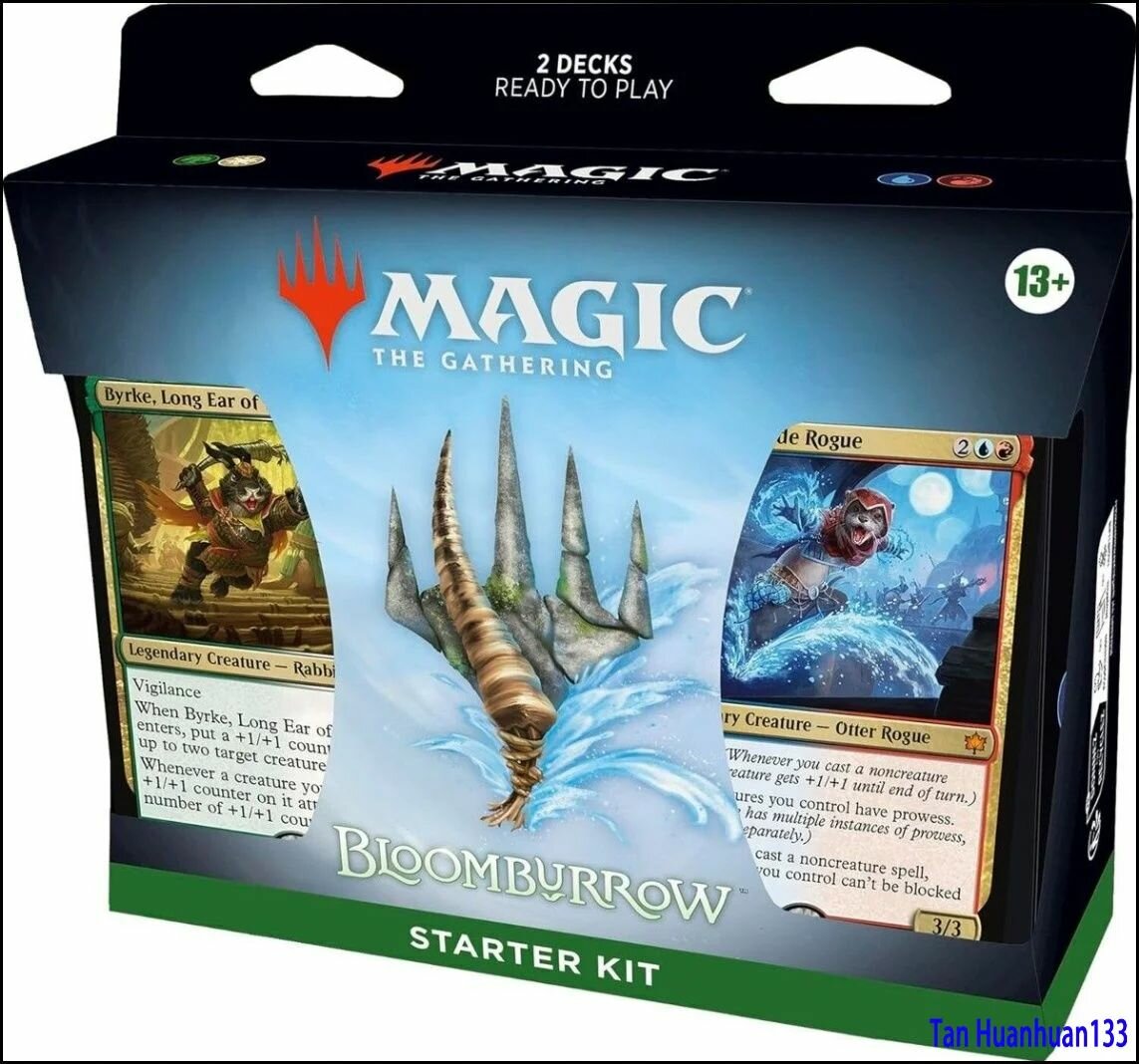Настольная игра Wizards of the Coast MTG (англ), Bloomburrow Starter Kit стартовый дуэльный набор для новичков и любителей фэнтези, идеален для первых карточных сражений и развития коллекции