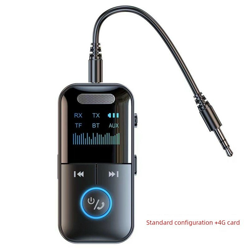 Адаптер Bluetooth 5.4, передатчик и приёмник звука, беспроводная передача, звонки без потерь, AUX, проводное