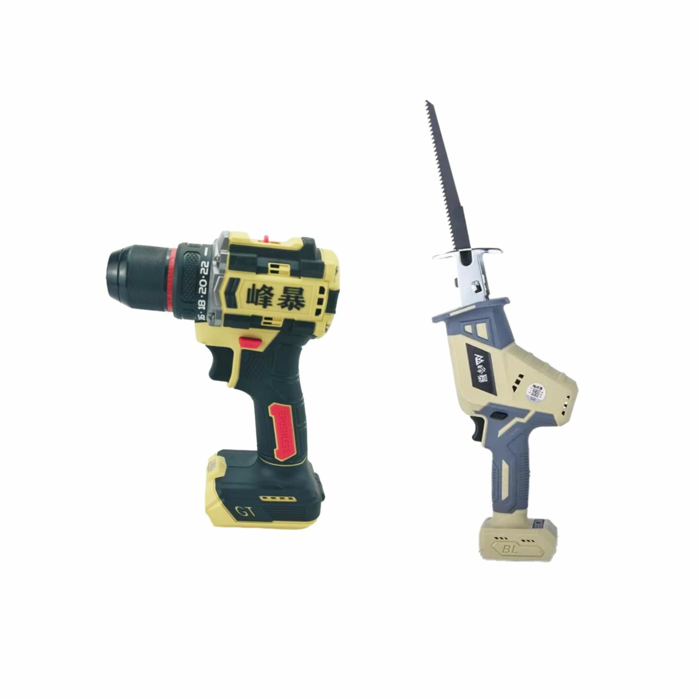 FengBao, аккумуляторная сабельная пила FB-15-1+Дрель-шуруповерт 21-10 Без АКБ и без ЗУ