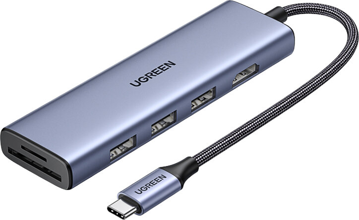 Хаб Ugreen CM511 серый