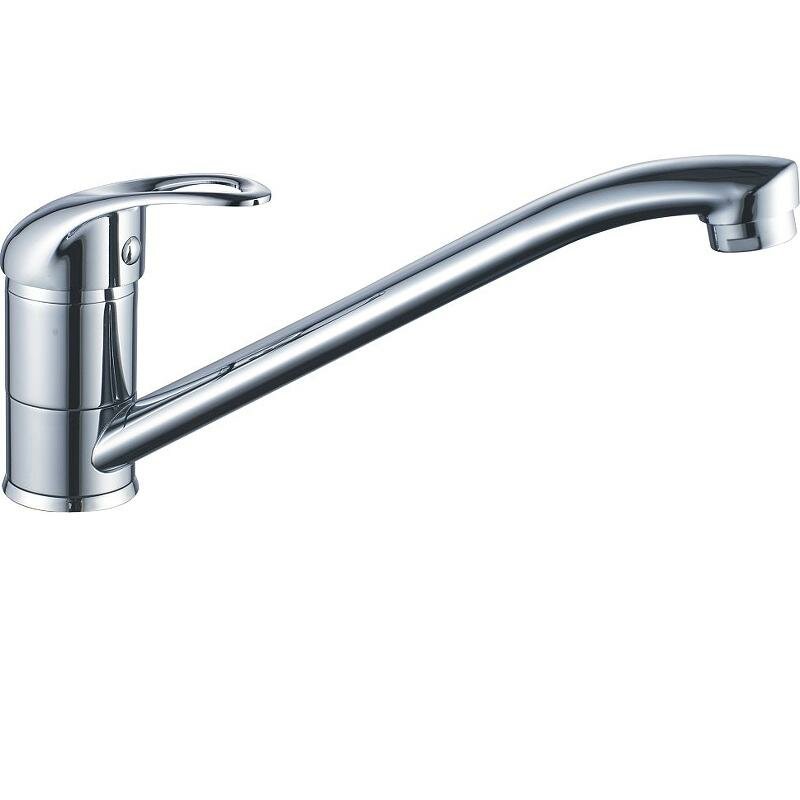 Смеситель для кухни Cron CN4215 Хром Поворотный, современный дизайн