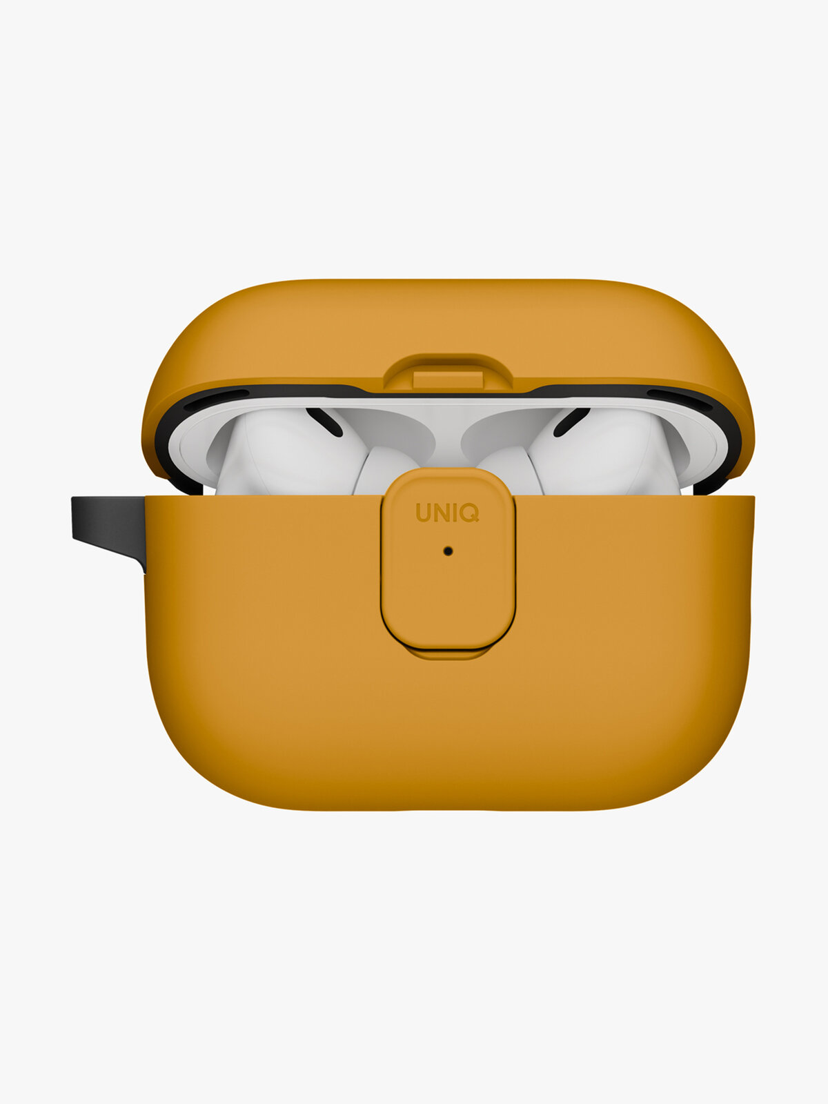 Чехол Uniq для Airpods Pro 3, CLYDE с магнитной крышкой на замке, с карабином, желтый