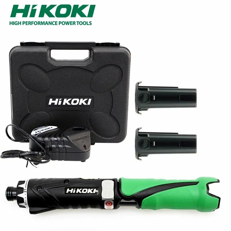 Дрель-шуруповерт аккумуляторная HiKOKI DB3DL2, шуруповерт аккумуляторный 3.6 В, 5 Нм, 600 об / мин, 2 АКБ, 1.5 Ач