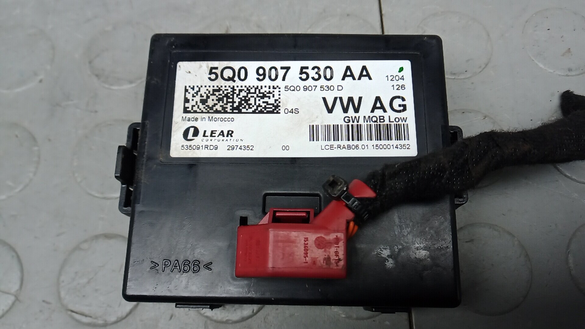 Блок управления SKODA OCTAVIA A7, Номер 5Q0907530AA