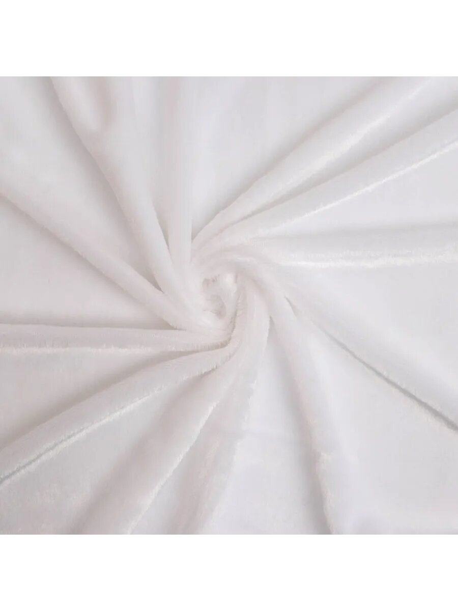 Мягкий белый меховой лоскут для творчества