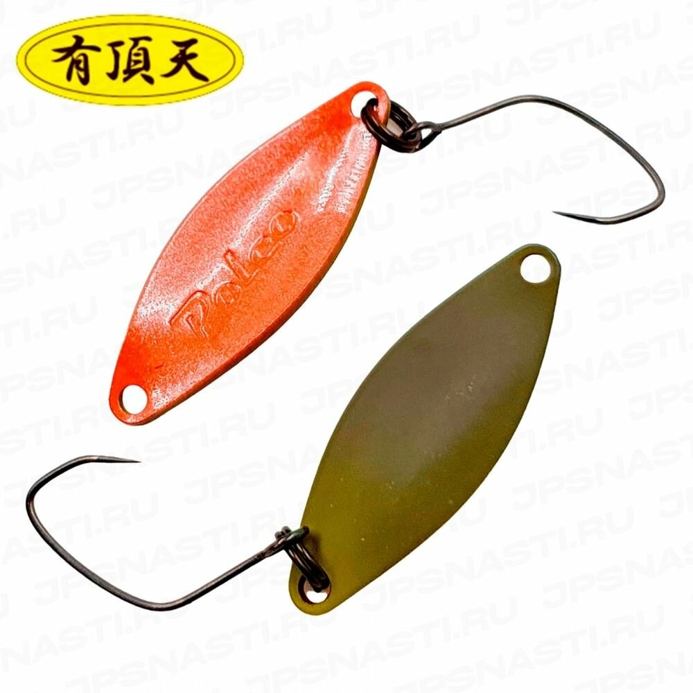 Колеблющаяся блесна для ловли форели Ivyline Polco, 1.5 гр, #Uchoten Foxtail / Форелевые приманки для рыбалки