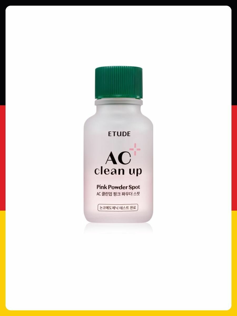 Пудра Etude AC Clean Up Pink Powder Spot local care against acne with soothing effect, 15 мл