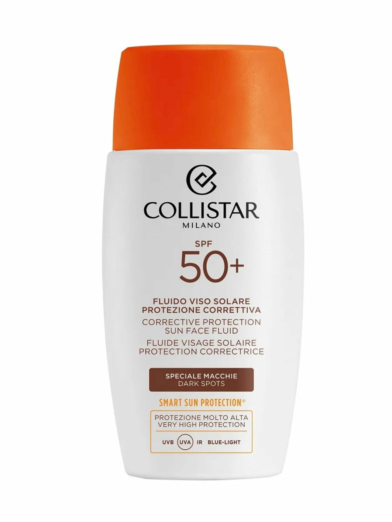 SPF50+ Флюид для загара лица с интенсивной защитой Collistar "Sun Face Fluid", 50 мл