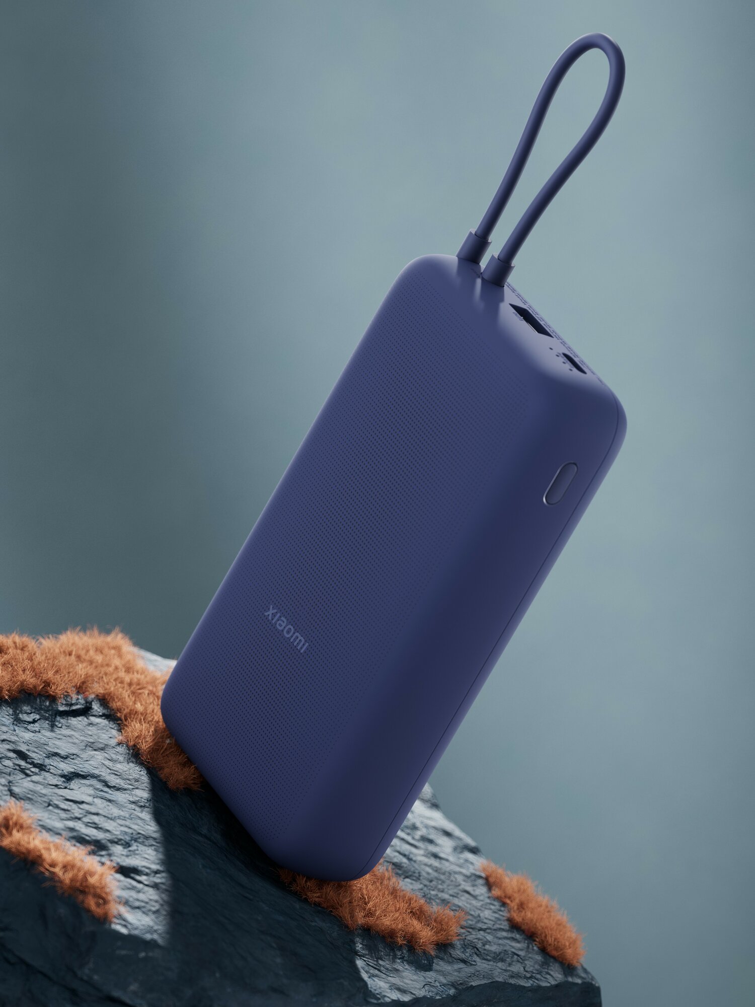 Внешний аккумулятор со встроенным кабелем Xiaomi 33W Power Bank (Integrated Cable) Blue GL, 20000mAh, голубой