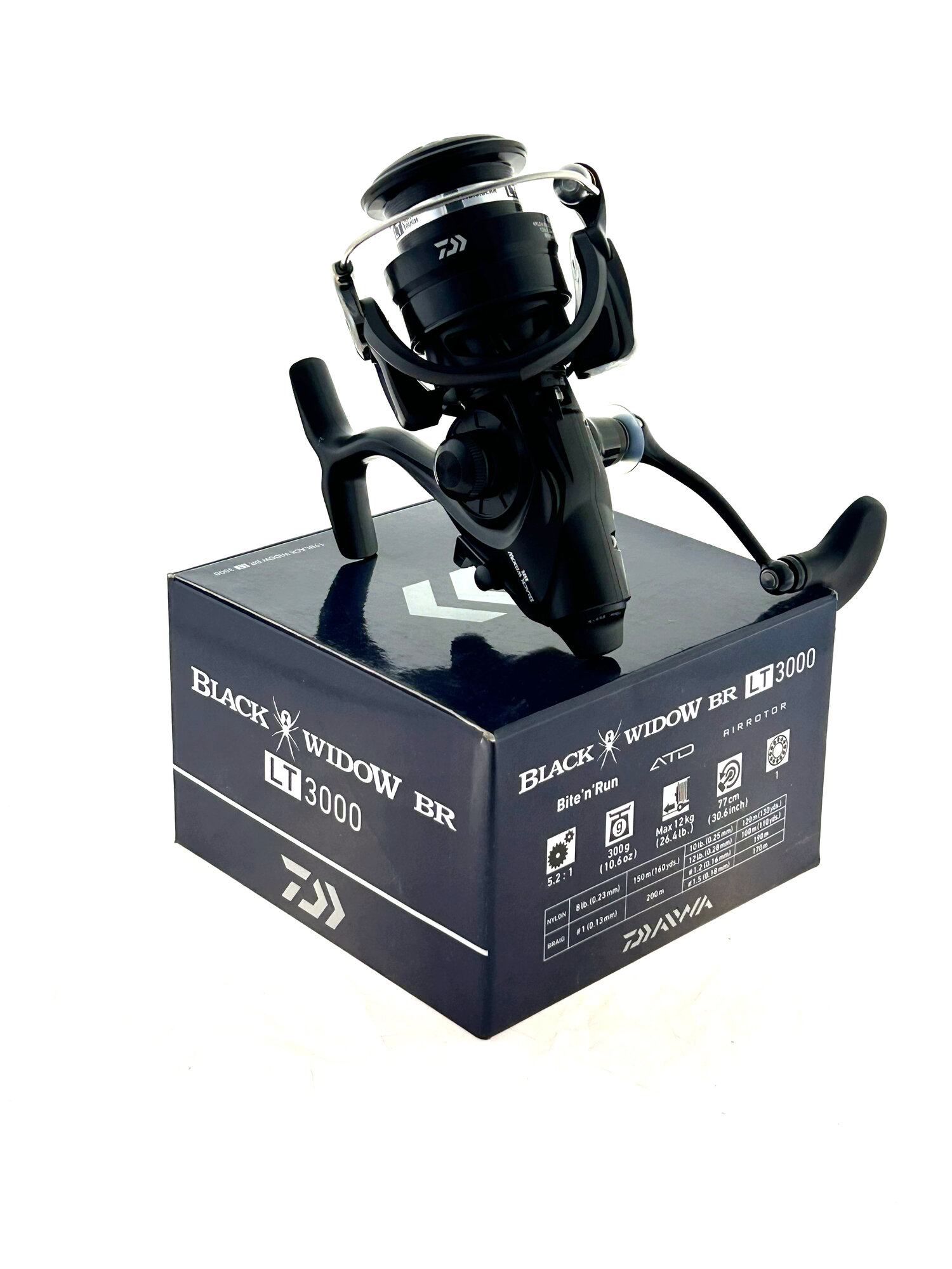 Рыболовная катушка Daiwa 19 Black Widow BR LT 3000 с байтраннером