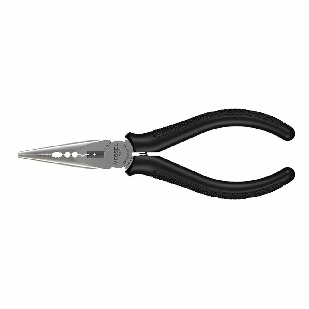 VESSEL плоскогубцы с длинным носом, способные резать, канавкой для зачистки, HLN-150