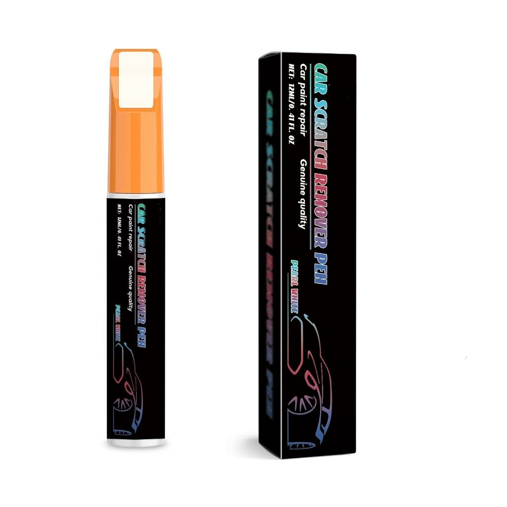 Средство для удаления царапин на автомобиле, маркер-корректор, Белый