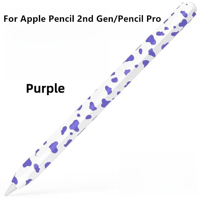 Пенал для Apple Pencil Pro и Pencil 2-го поколения, защитный чехол USB-C, мягкий силиконовый противоударный чехол для стилуса для планшета