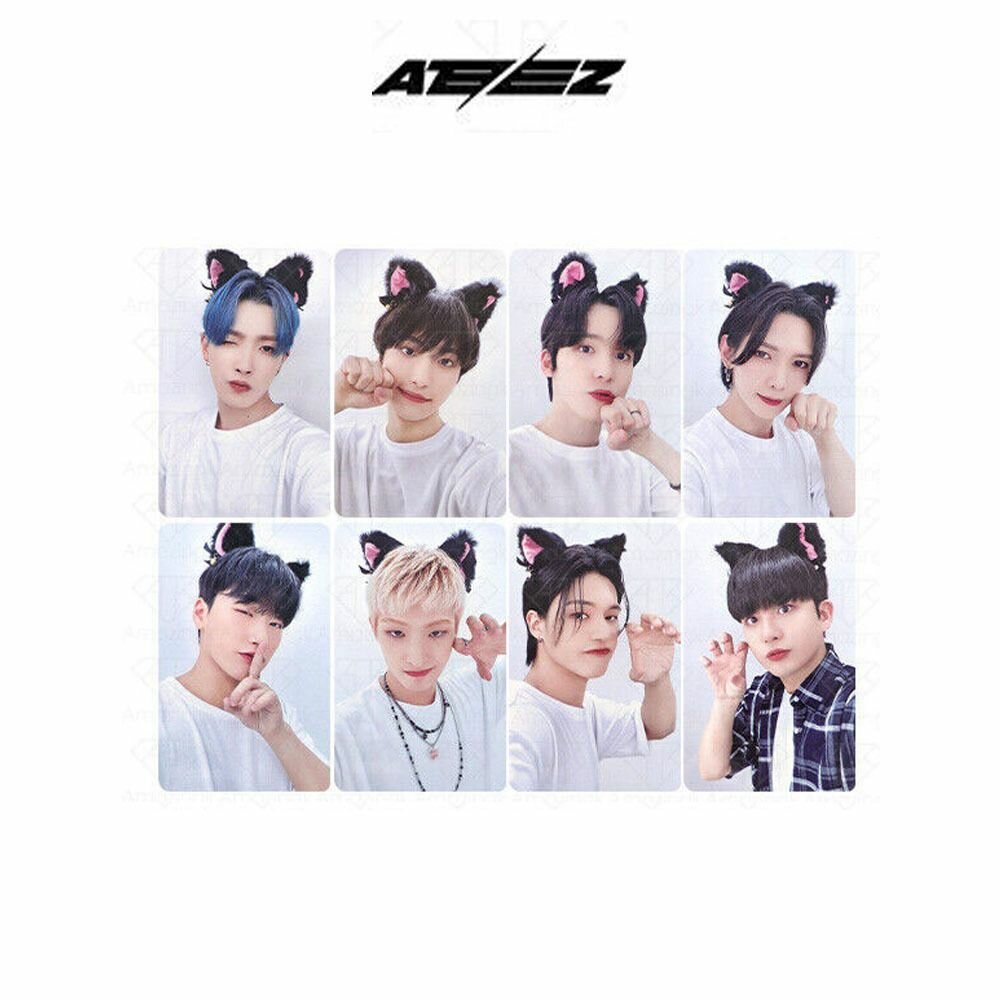 ATEEZ альбом карты THE WORLD EP.2 OUTLAW Makestar карточки KPOP Коллекционные фотокарточки