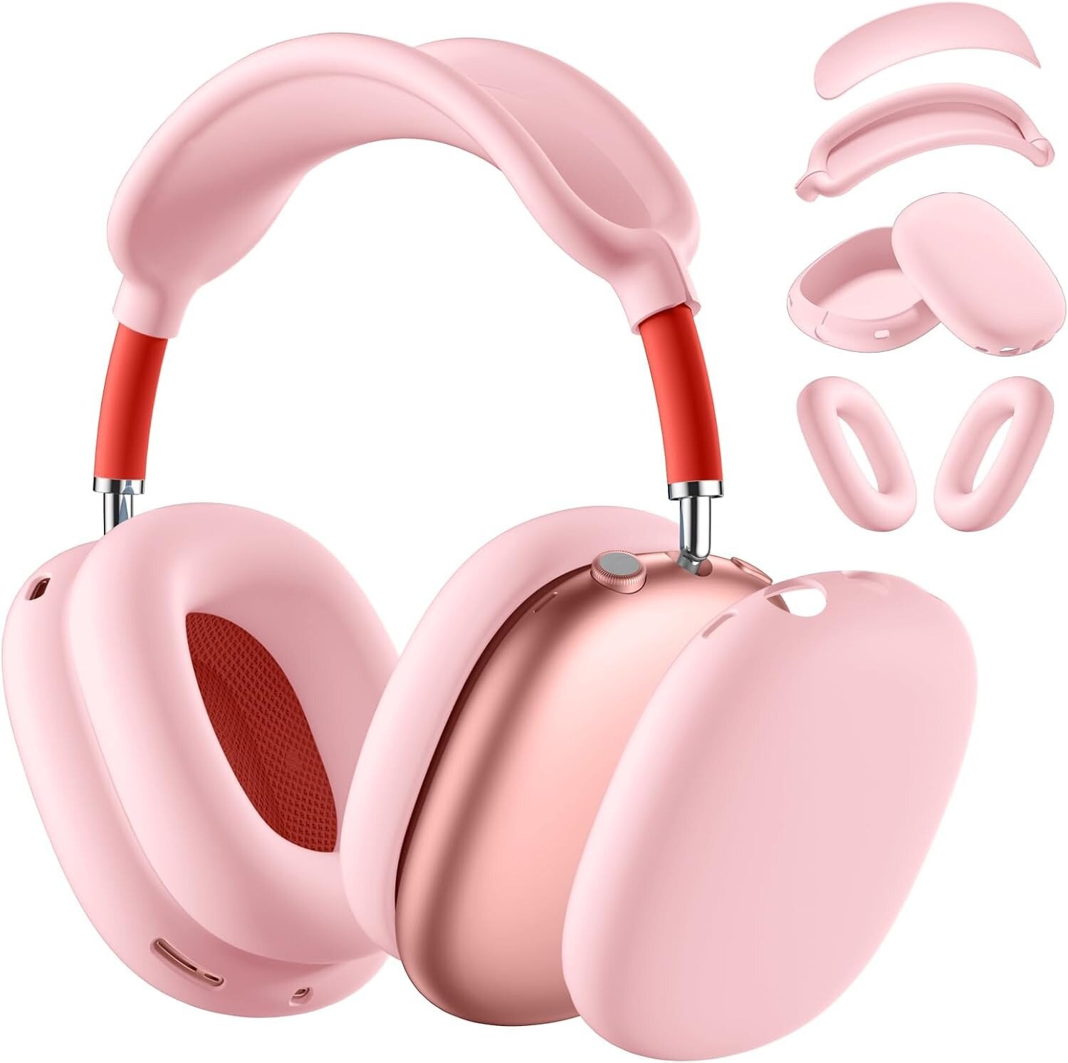 Чехол для наушников AirPods Max, силиконовый чехол для наушников, защитный чехол для Bluetooth-наушников Apple, защитный чехол для наушников